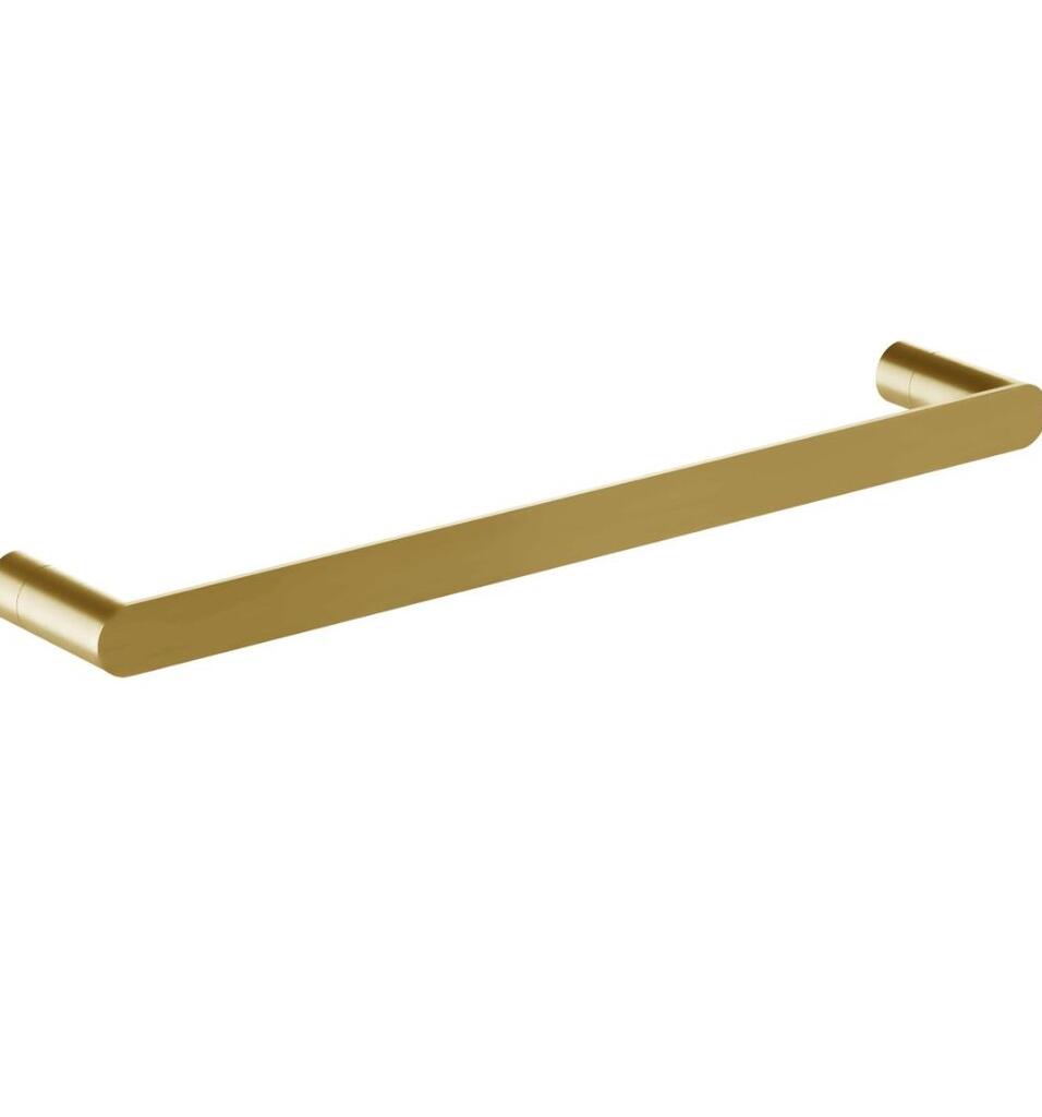 Barra para Toallas 40cm en Acero Inox Dorado Serie Capri